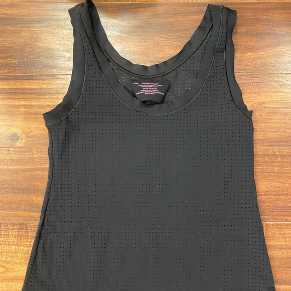Commando | Tops | Womens Commando Black Perforated Workout Tank | Poshmark